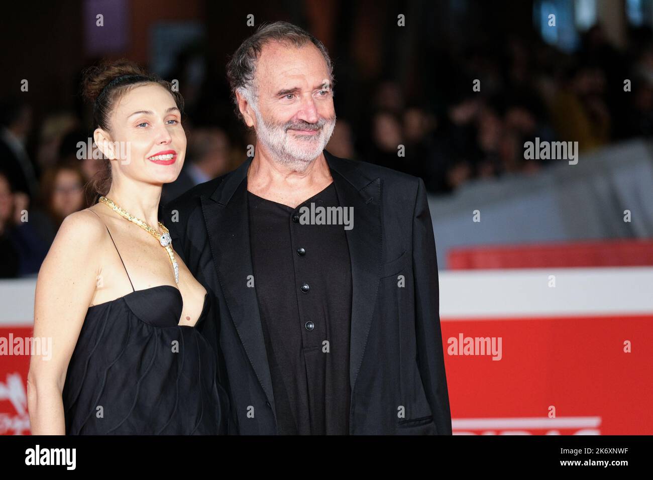 Rome, Italy. 15th Oct, 2022. The director Fabrizio Ferri and his wife ...