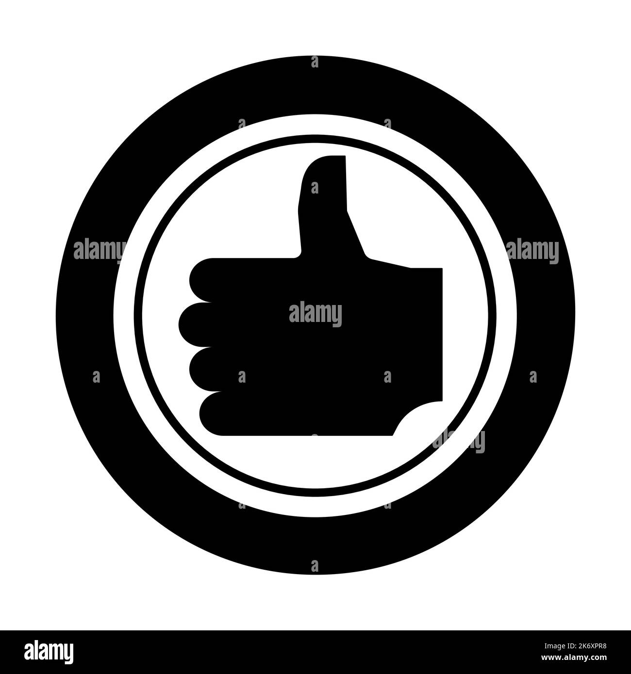 Icon Hand Thumb Up shape. Gambling symbol, object. Vector illustration ...