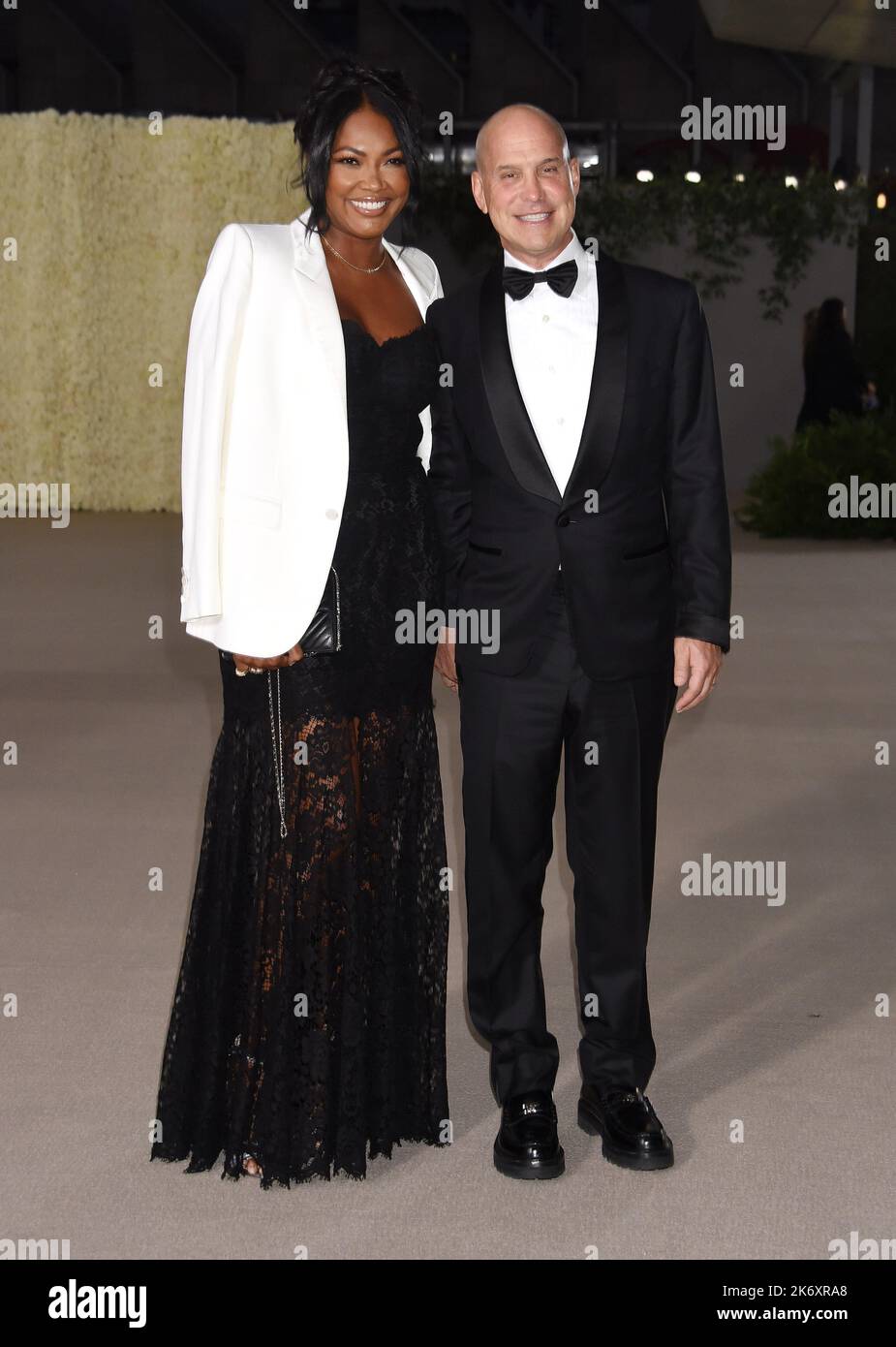 Tracy James and Brian Robbins arriving at The Second Annual Academy ...