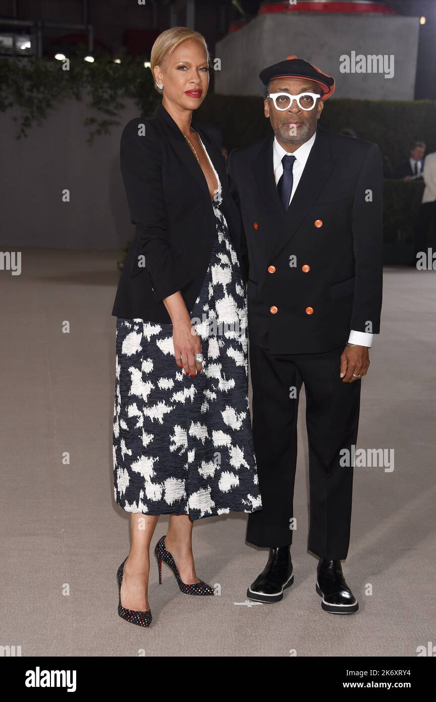 Spike Lee and Tonya Lewis Lee arriving at The Second Annual Academy ...