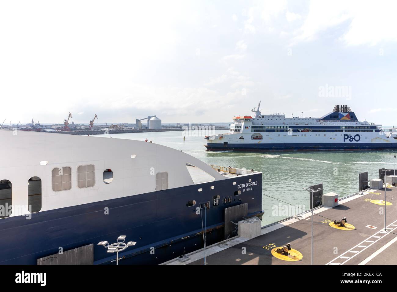 Cross channel ferry routes hi-res stock photography and images - Alamy
