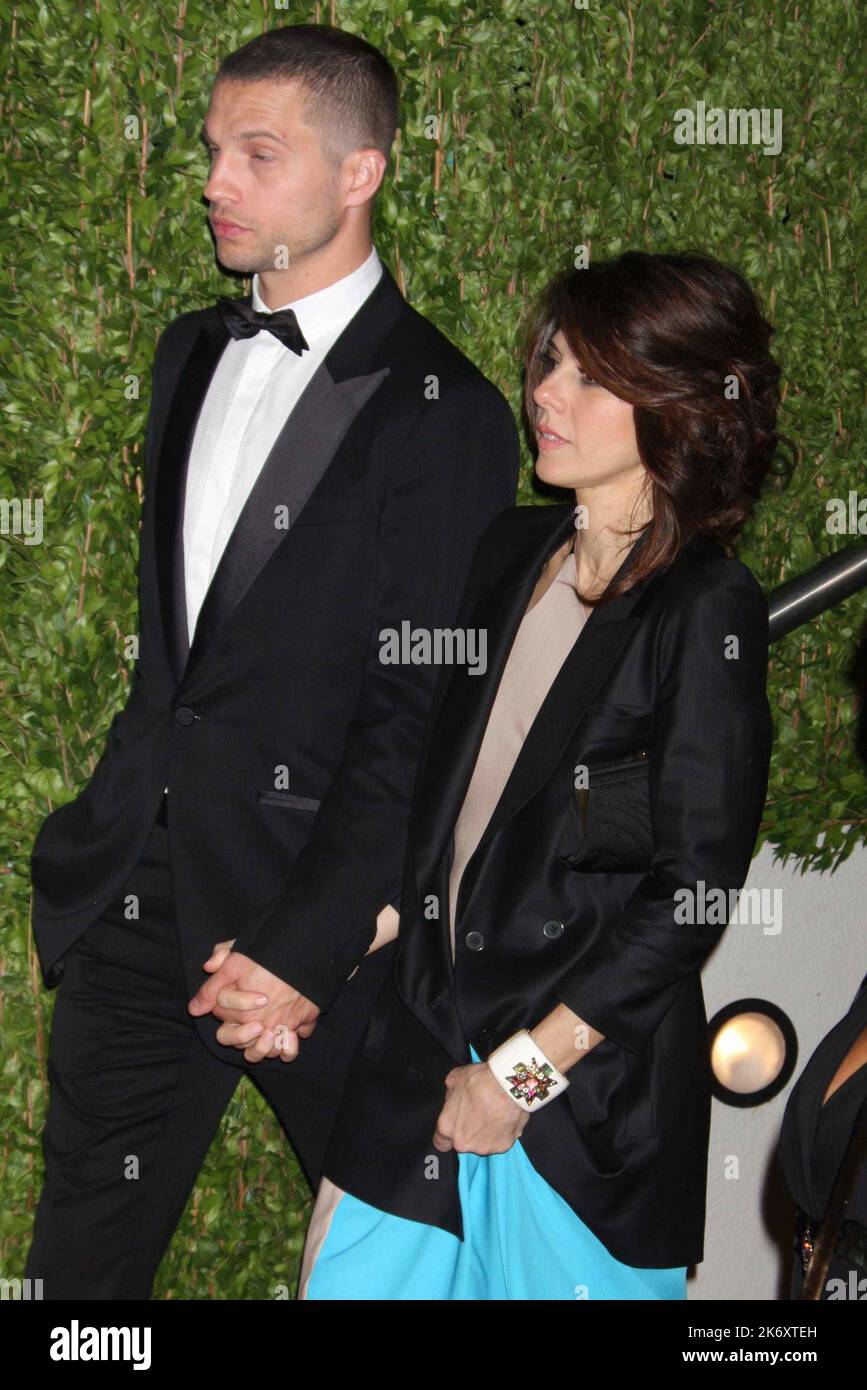 Marshall Logan Green and Marisa Tomei attend the Vanity Fair Oscar ...