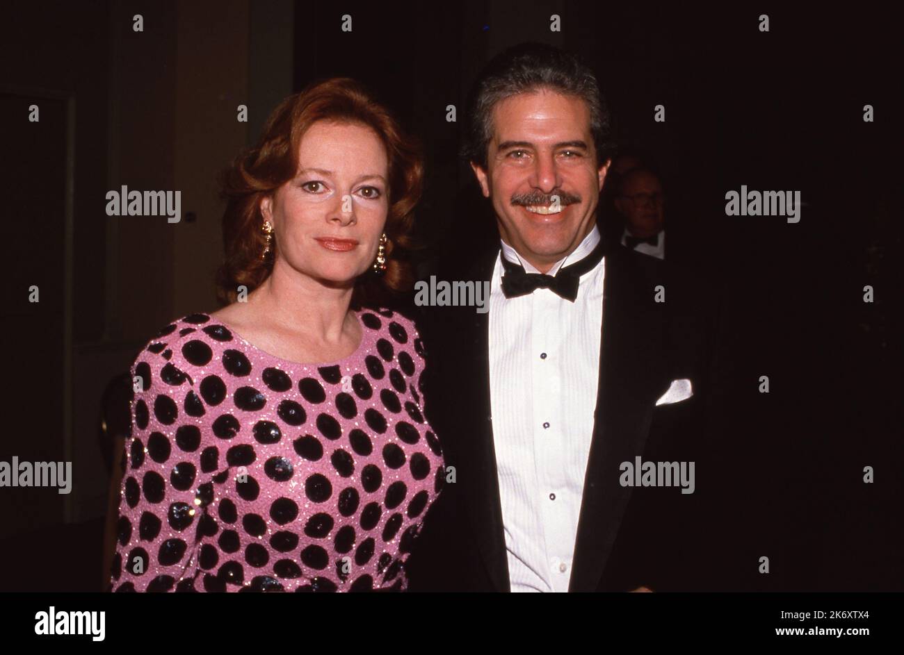 Luciana Paluzzi and Michael J. Solomon Circa 1980's Credit: Ralph Dominguez/MediaPunch Stock ...