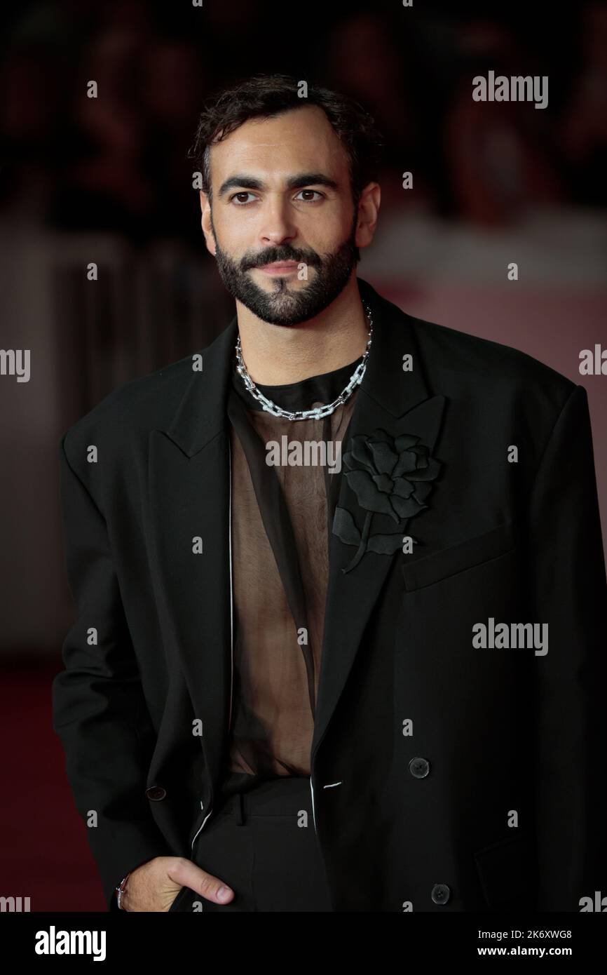 Rome, Italy - October 13, 2022: Italian singer Marco Mengoni attends ...