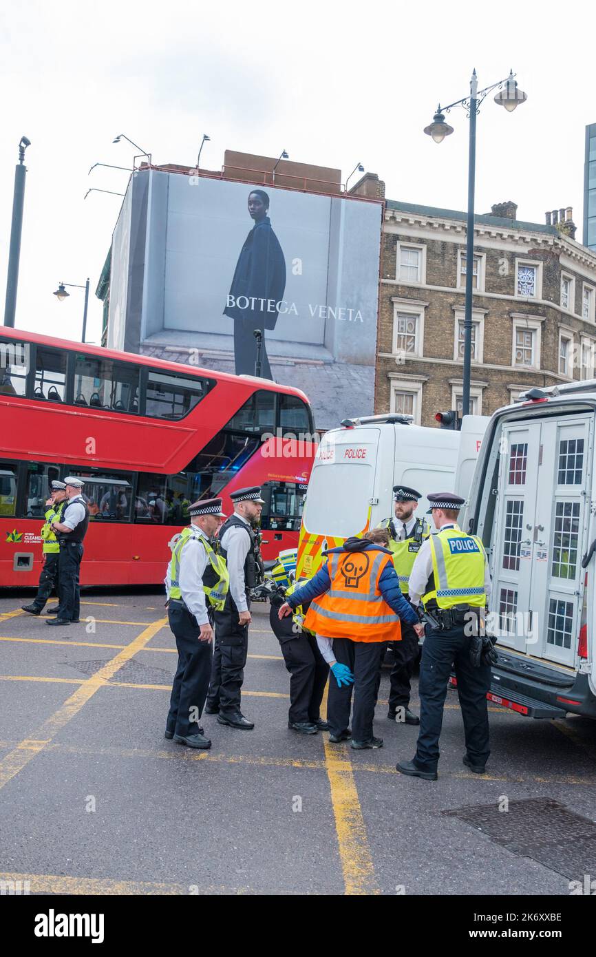 Just Stop oil continue to block various parts of London - leading to a ...