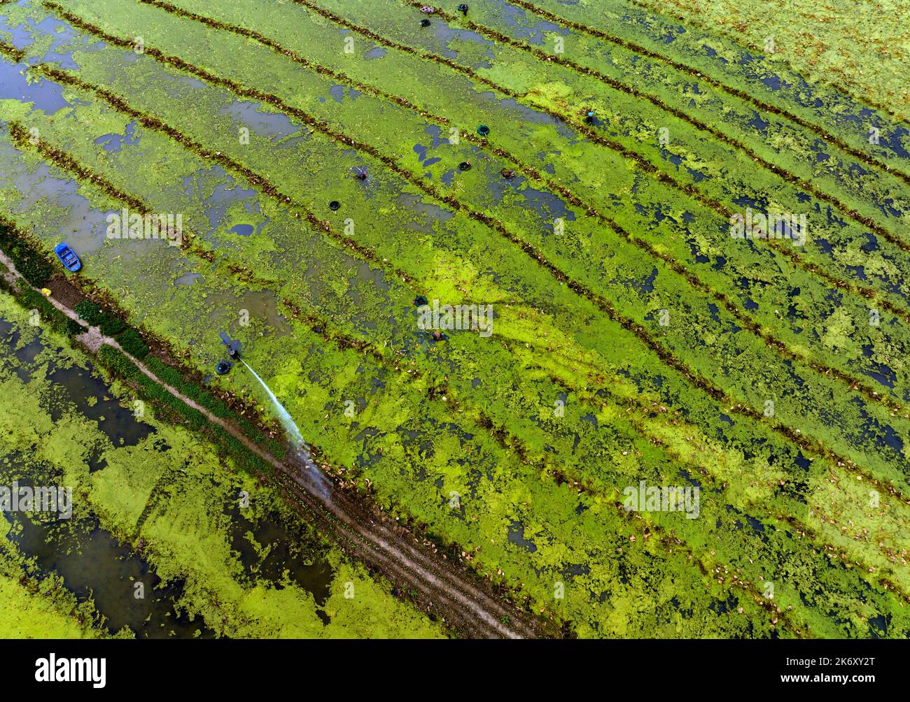 HUAI'AN, CHINA - OCTOBER 16, 2022 - Aerial photo taken on Oct 16, 2022 ...