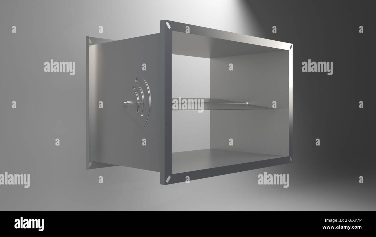 Constant Air Volume (CAV) unit box - 3D rendering model Stock Photo - Alamy