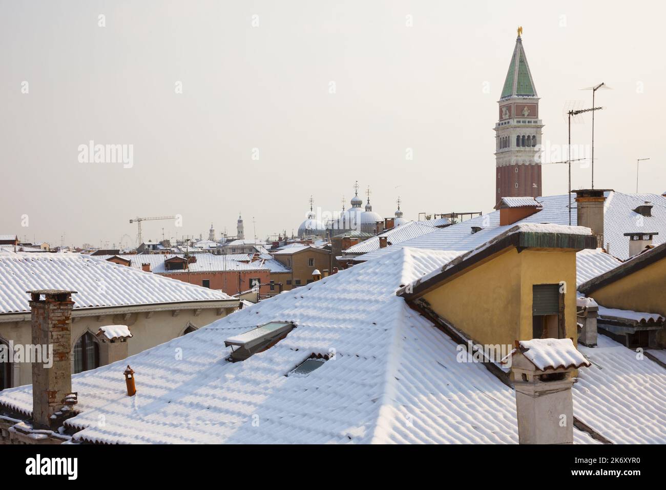 Venice covered with snow hi-res stock photography and images - Alamy