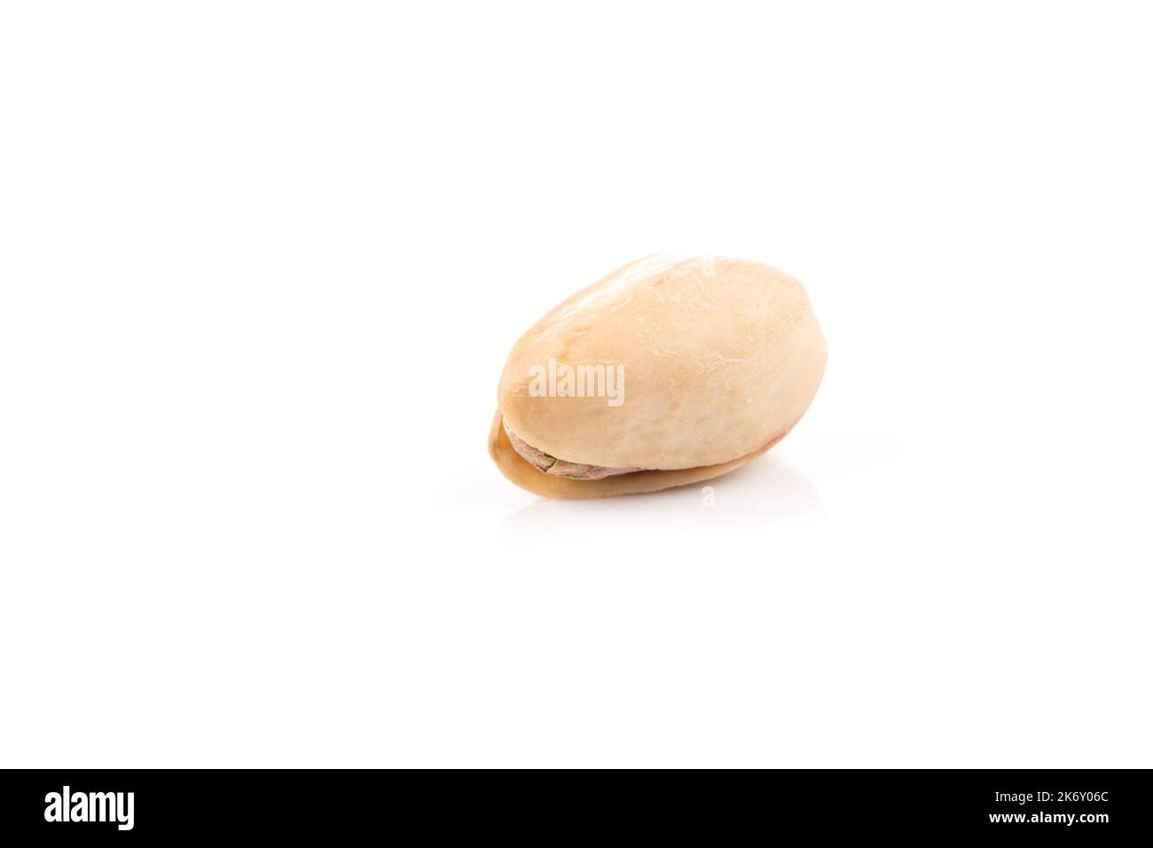 pistachio nut in shell close up isolated on white background Stock ...