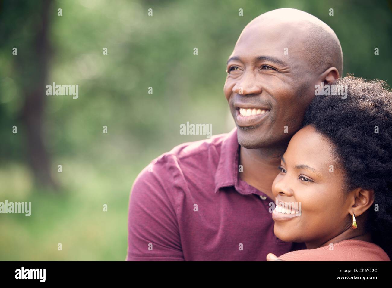 I love spending time with you, baby. an affectionate couple spending ...