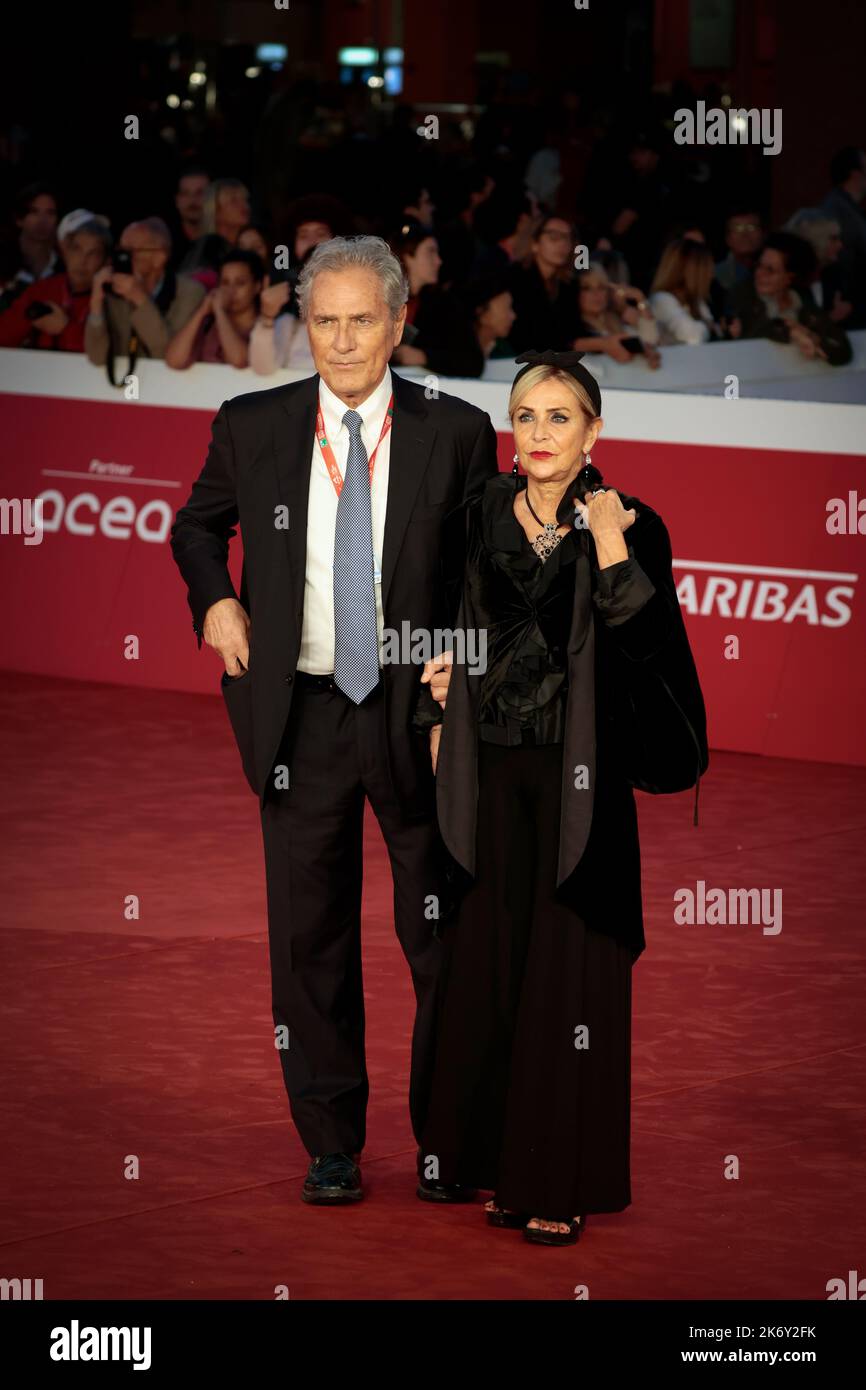 Rome, Italy - October 13, 2022: Francesco Rutelli walks the red carpet ...