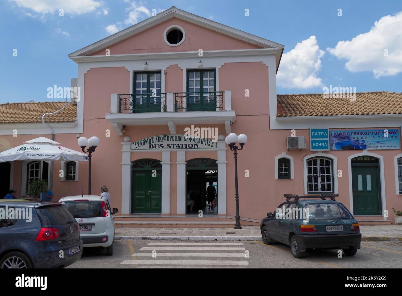 bus station, Argostoli, Cefalonia,Greece,Europe Stock Photo - Alamy