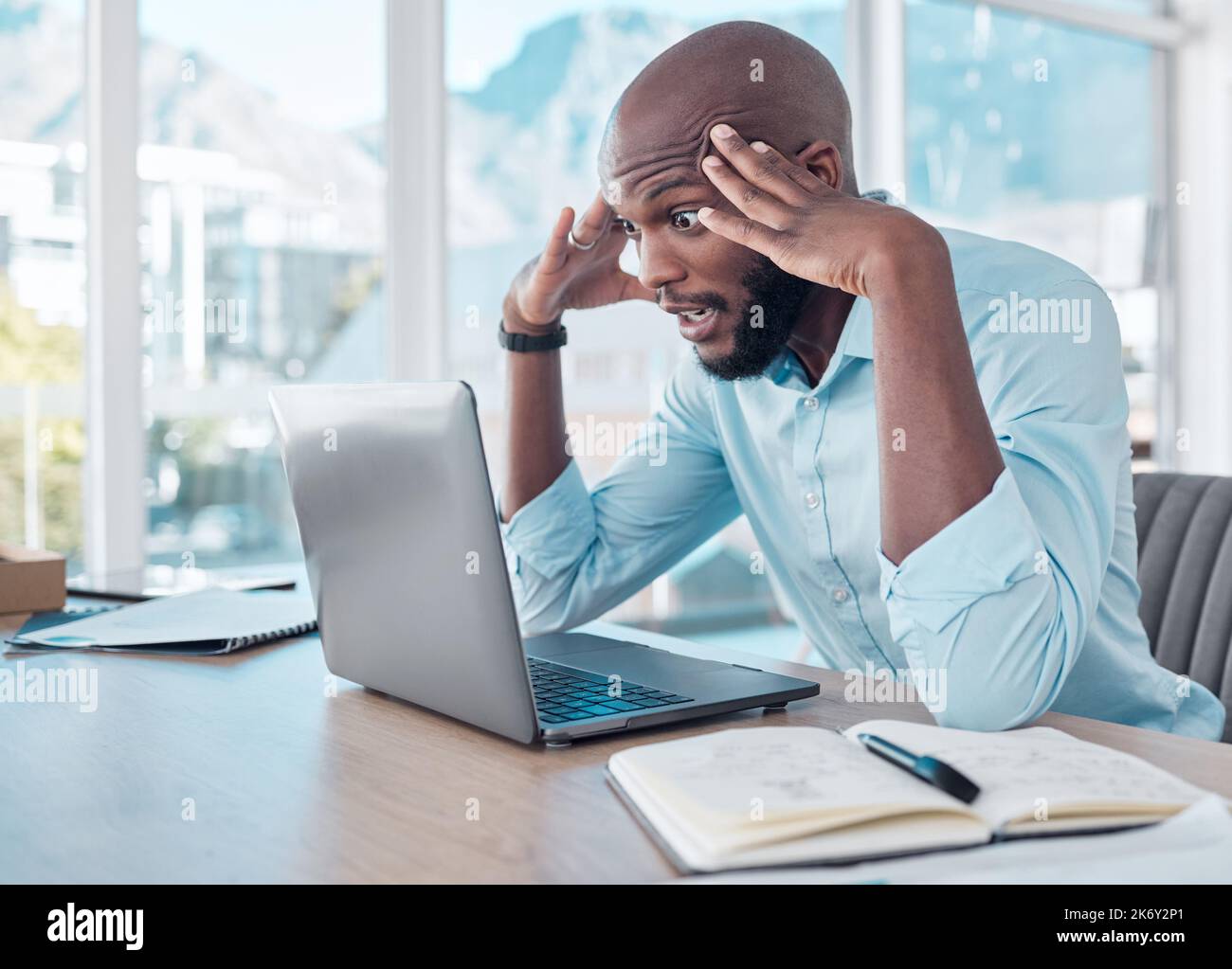 Could this day get any worse. a young businessman looking stressed at ...