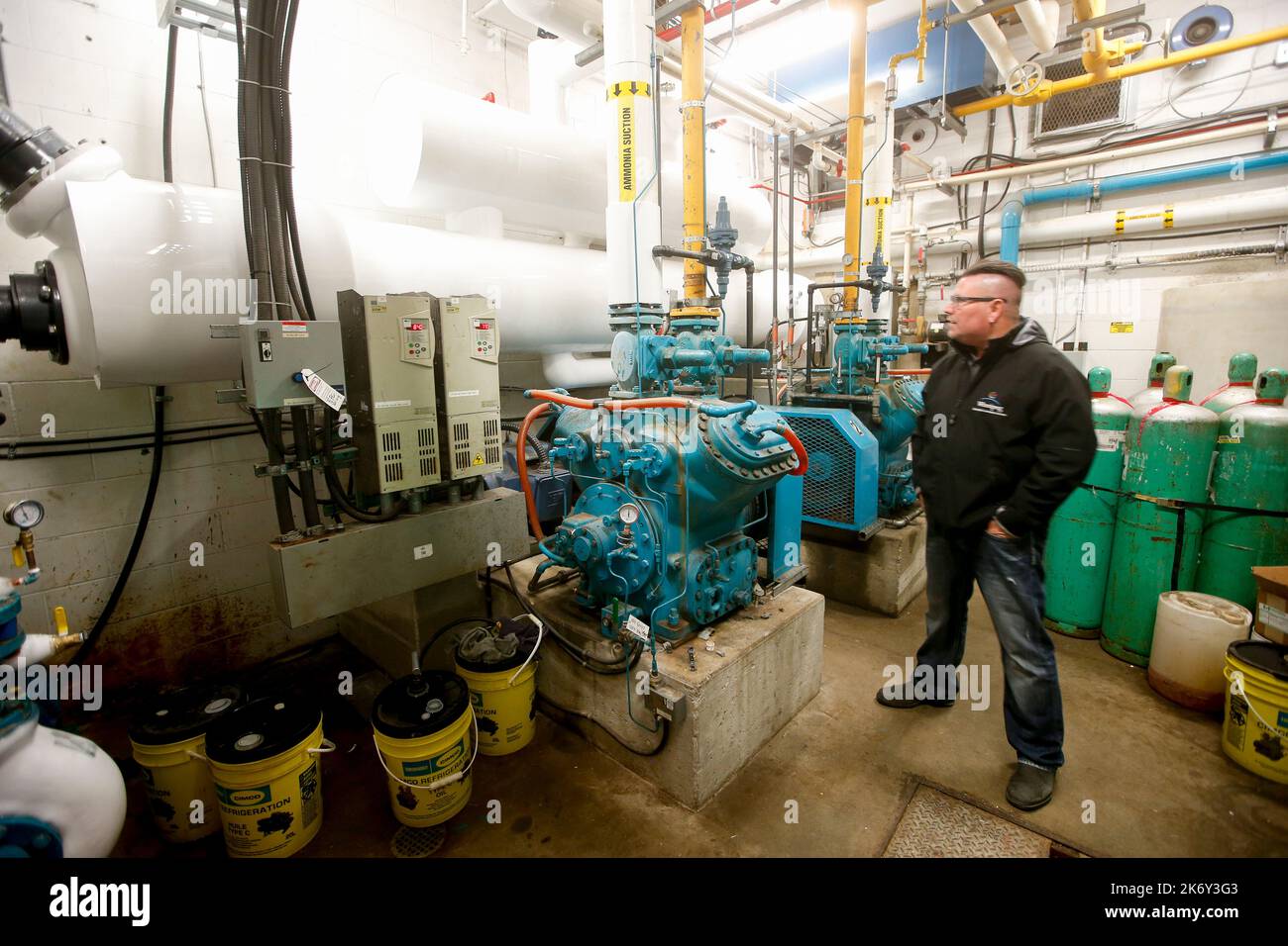 Todd McDonald, Supervisor of Arena and Aquatic Assets for the city of ...