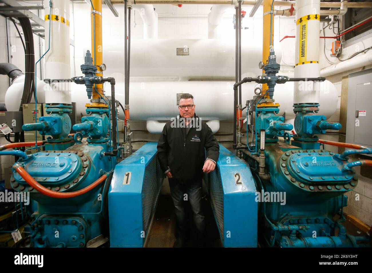 Todd McDonald, Supervisor of Arena and Aquatic Assets for the city of ...