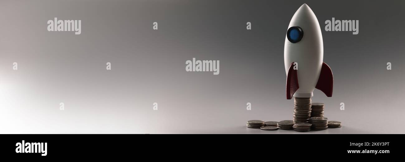 Rocket launch coin hi-res stock photography and images - Alamy