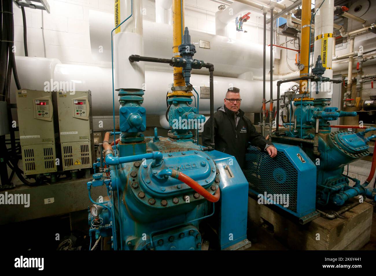 Todd McDonald, Supervisor of Arena and Aquatic Assets for the city of ...