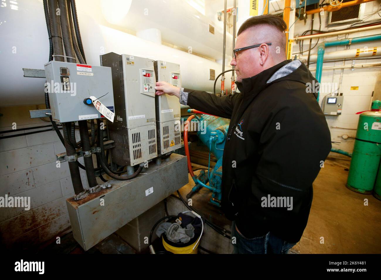 Todd McDonald, Supervisor of Arena and Aquatic Assets for the city of ...