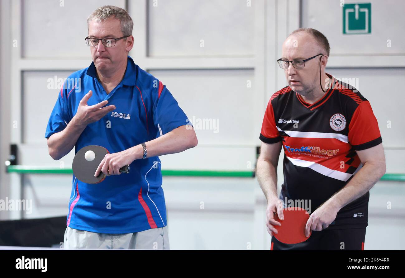 Participants compete during final 5. day of ITTF Parkinson's World ...