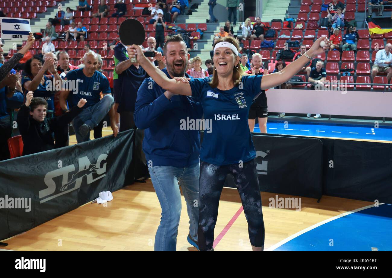 Participants compete during final 5. day of ITTF Parkinson's World ...