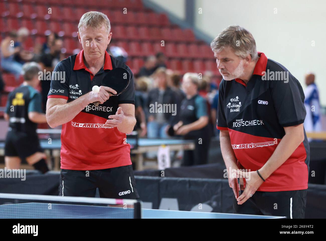 Participants compete during final 5. day of ITTF Parkinson's World ...