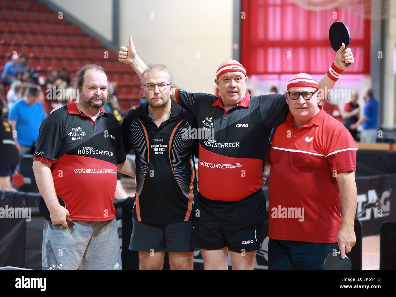 Participants compete during final 5. day of ITTF Parkinson's World ...