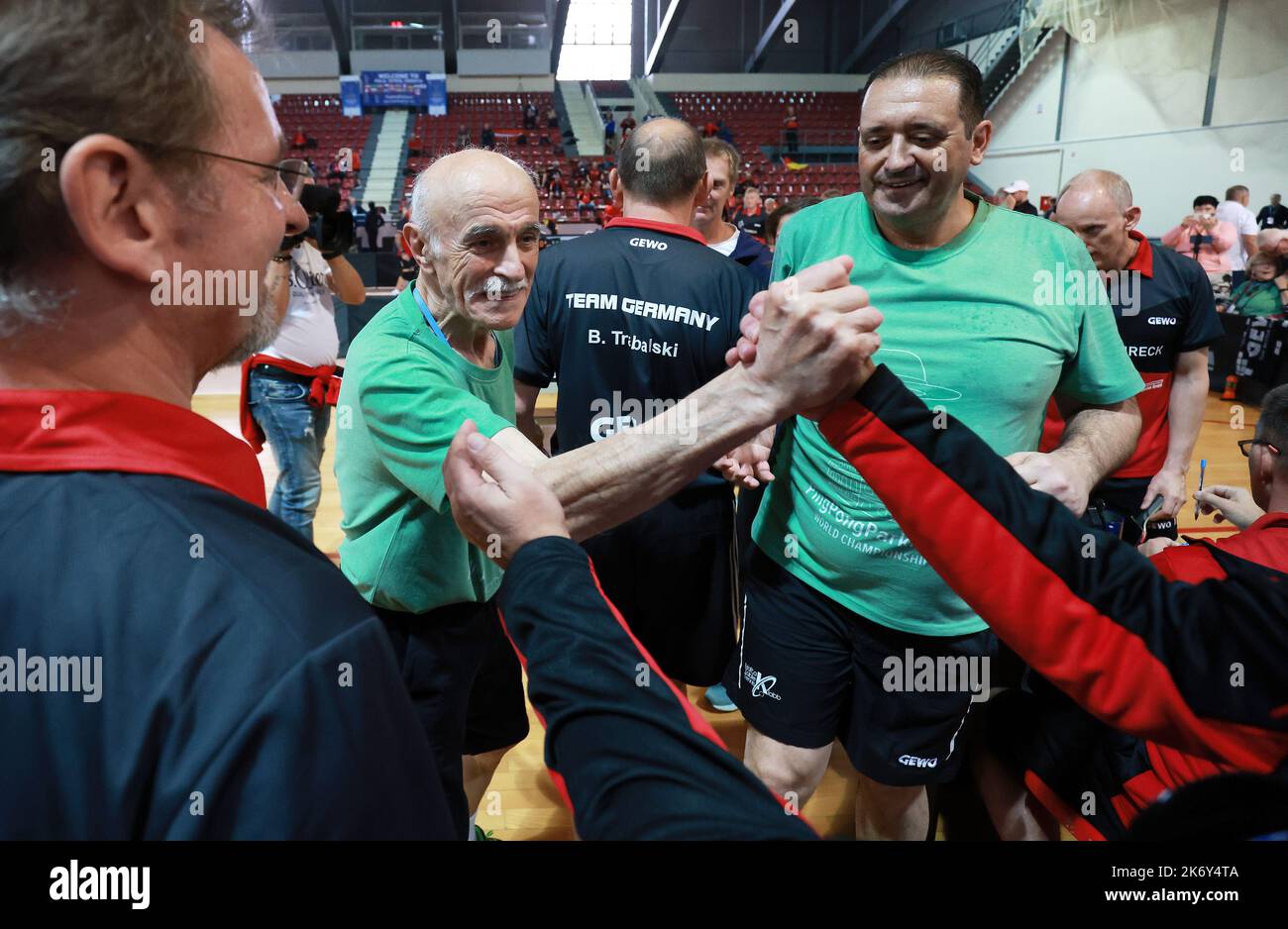 Participants compete during final 5. day of ITTF Parkinson's World ...
