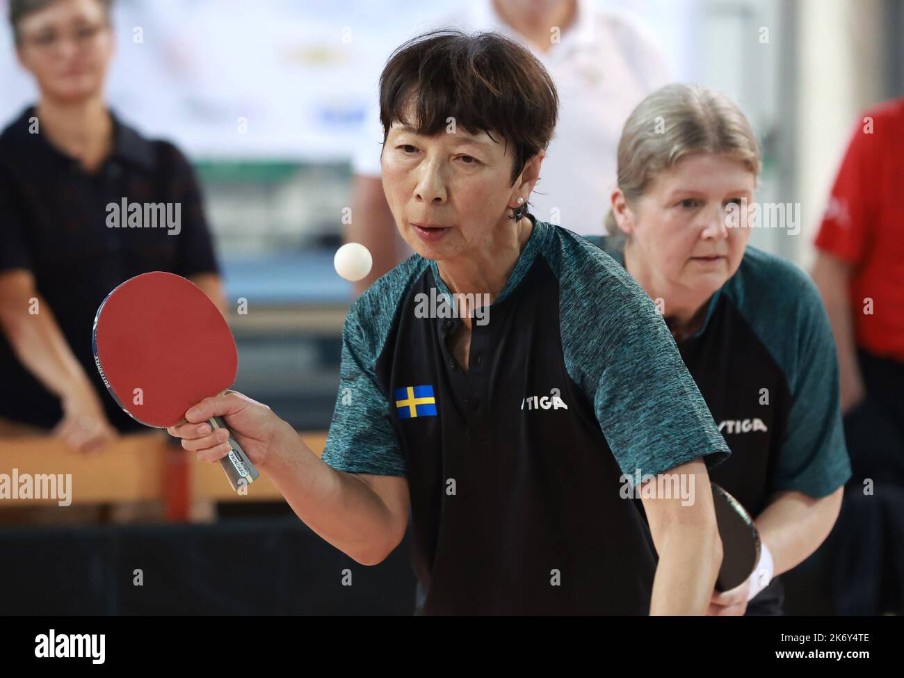 Participants compete during final 5. day of ITTF Parkinson's World ...