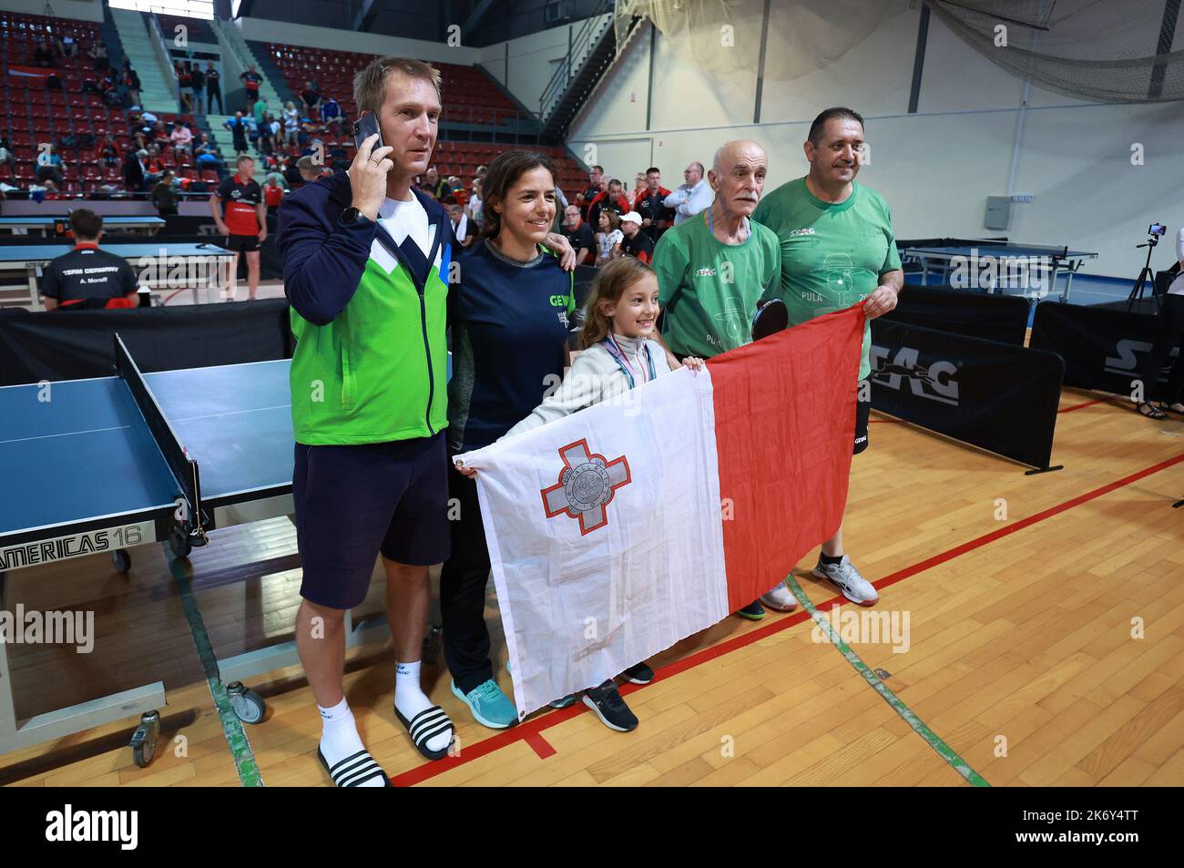 Participants compete during final 5. day of ITTF Parkinson's World ...