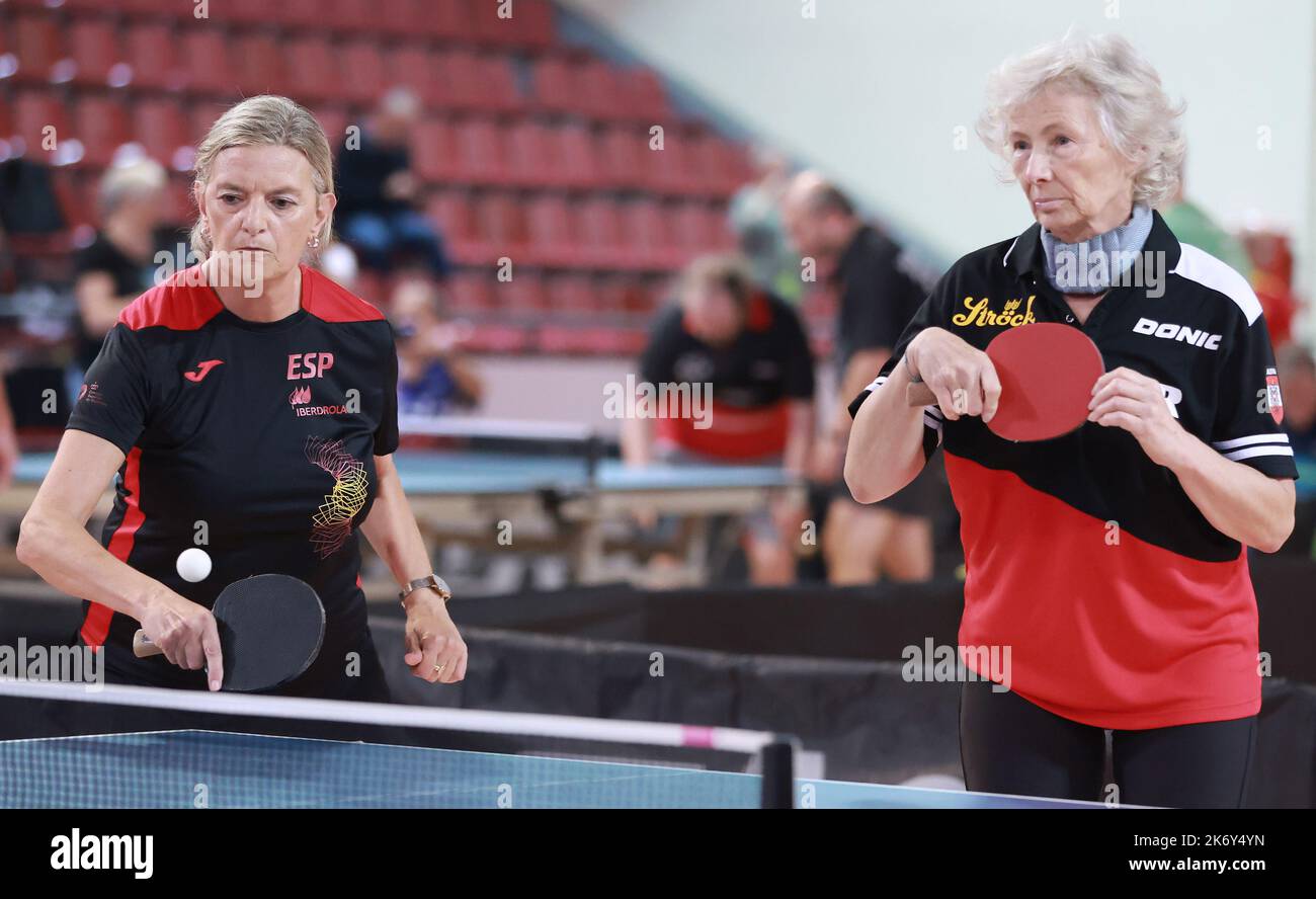 Pula, Croatia. 16th Oct, 2022. Participants compete during final 5. day ...