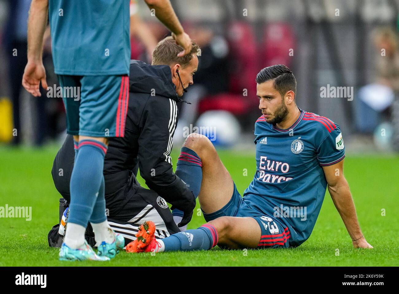 Alkmaar - David Hancko of Feyenoord during the match between AZ Alkmaar ...
