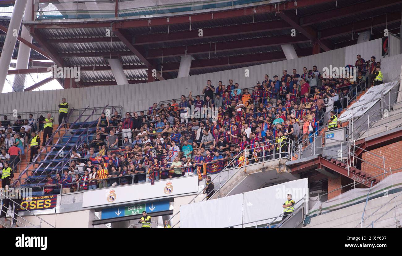 16th October 2022; Santiago Bernabeu Stadium, Madrid, Spain: La Liga ...