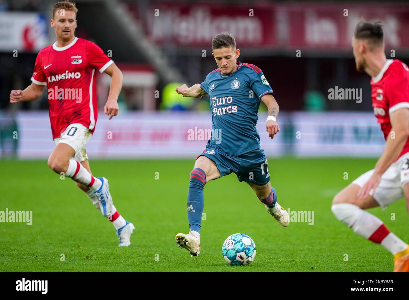 Alkmaar - Sebastian Szymanski of Feyenoord celebrates the 1-2 during ...