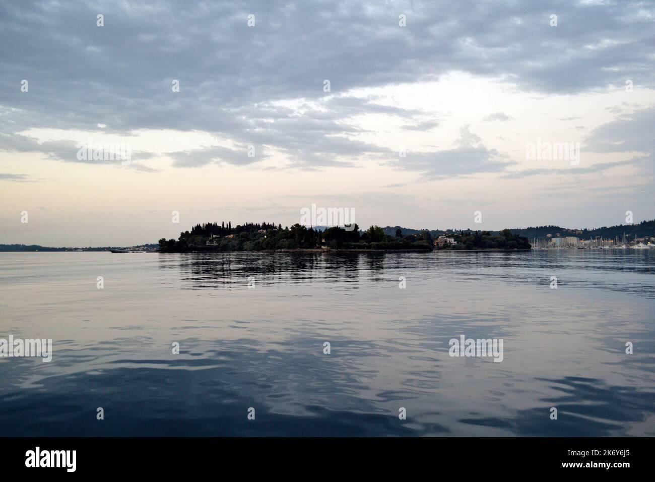 Leaving Gouvia marina at Corfu in the morning Stock Photo - Alamy