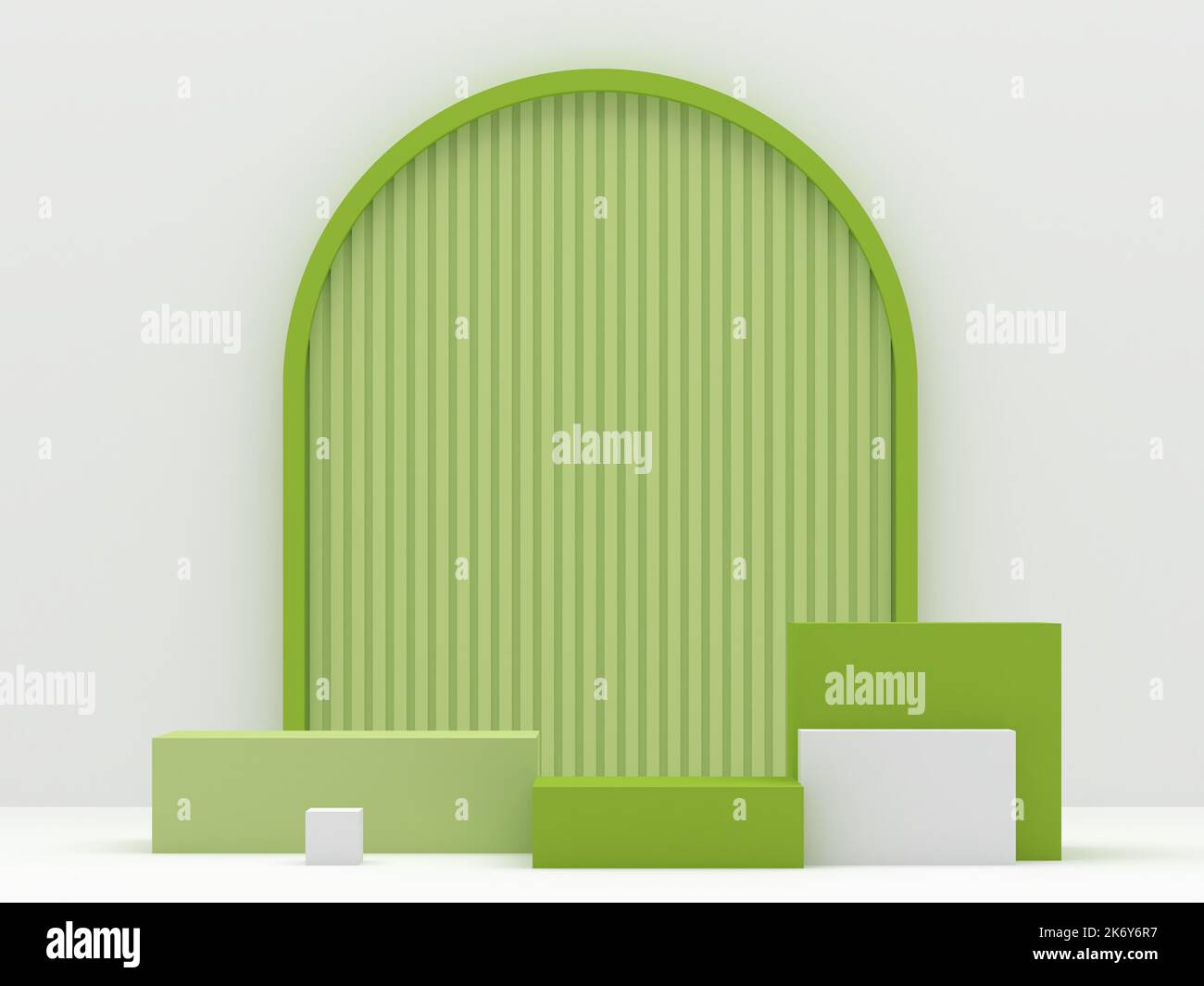 geometry podium products display minimal mockup 3d render. front view ...