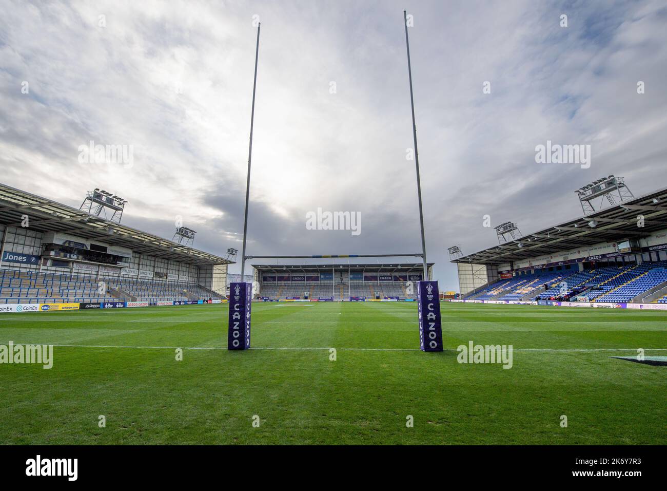 Warrington, UK. 16th October, 2022. General view of The Halliwell Jones ...