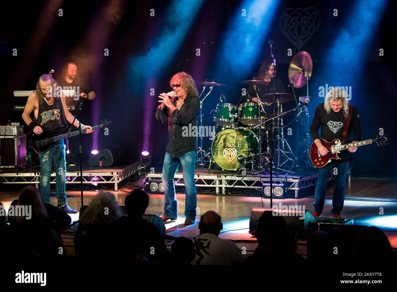 Dare on stage at The Apex Stock Photo - Alamy