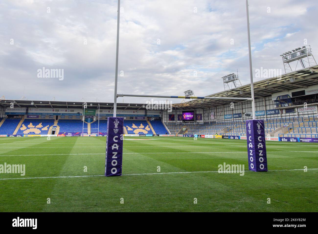 Warrington, UK. 16th October, 2022. General view of The Halliwell Jones ...