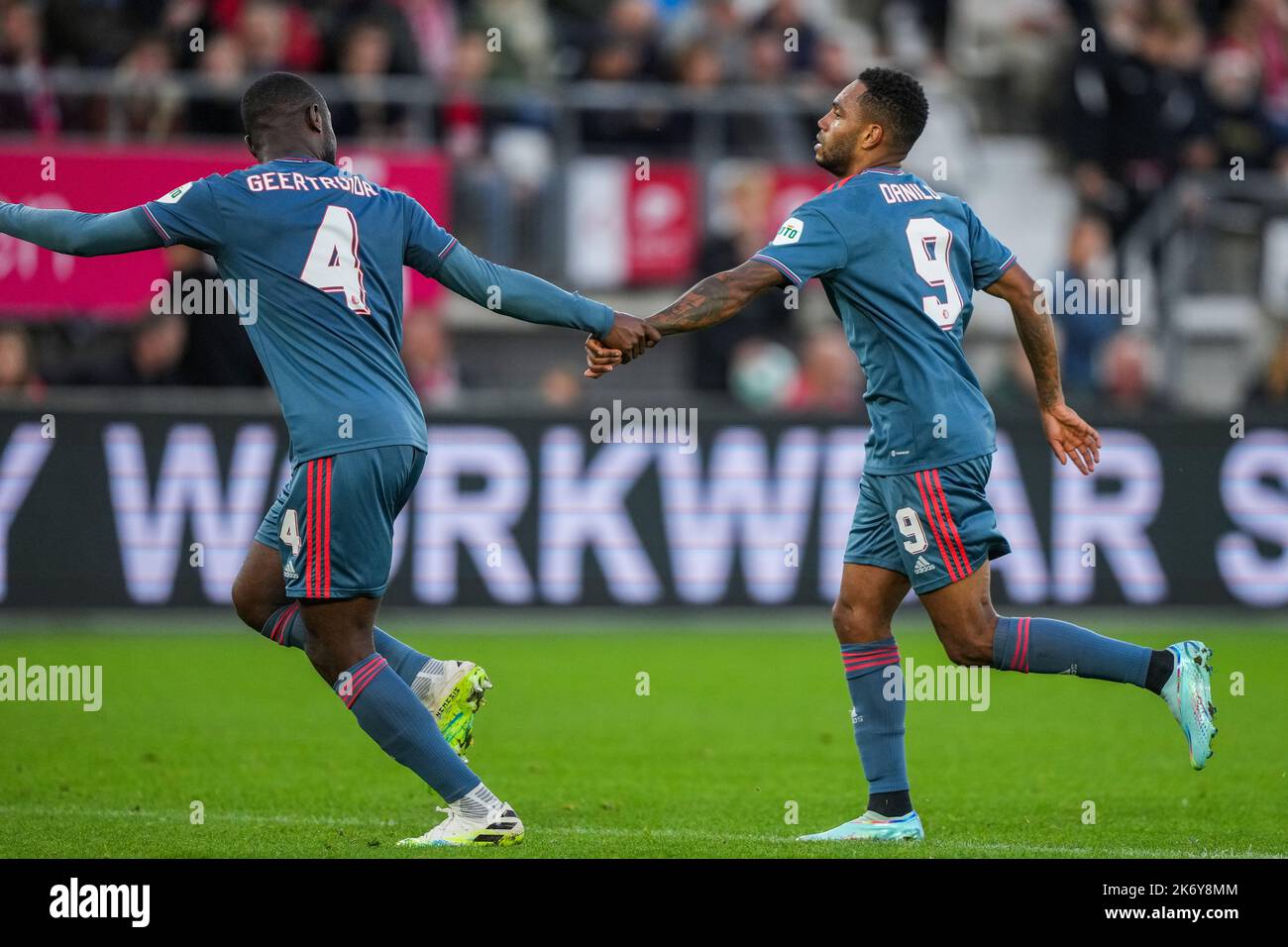Alkmaar - Danilo Pereira da Silva of Feyenoord celebrates the 1-3 ...