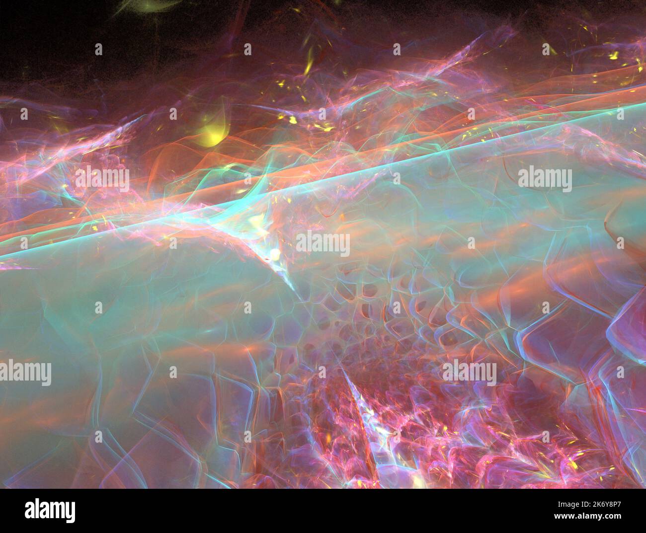 Imaginatory lush fractal texture image abstract background Stock Photo ...
