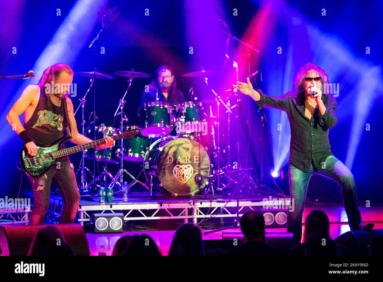 Dare on stage at The Apex Stock Photo - Alamy