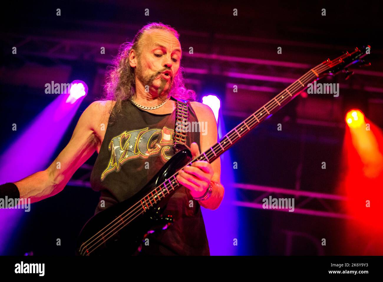 Nigel Clutterbuck on bass Stock Photo - Alamy