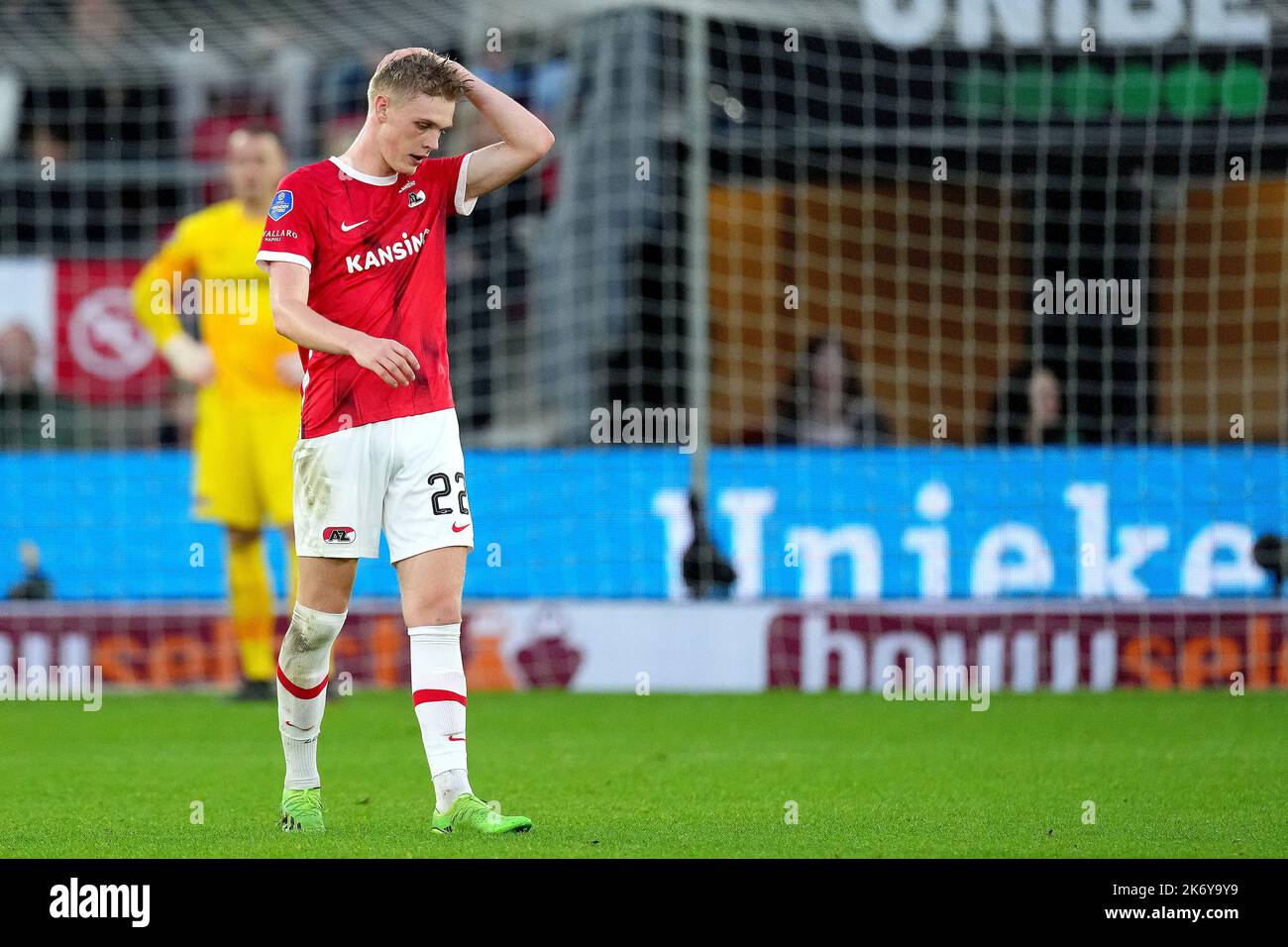 ALKMAAR - Maxim Dekker of AZ Alkmaar during the Dutch Eredivisie match ...