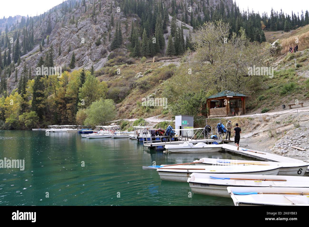 Lower Kolsay Lake, Kolsay Lakes National Park, Saty, Tien Shan ...