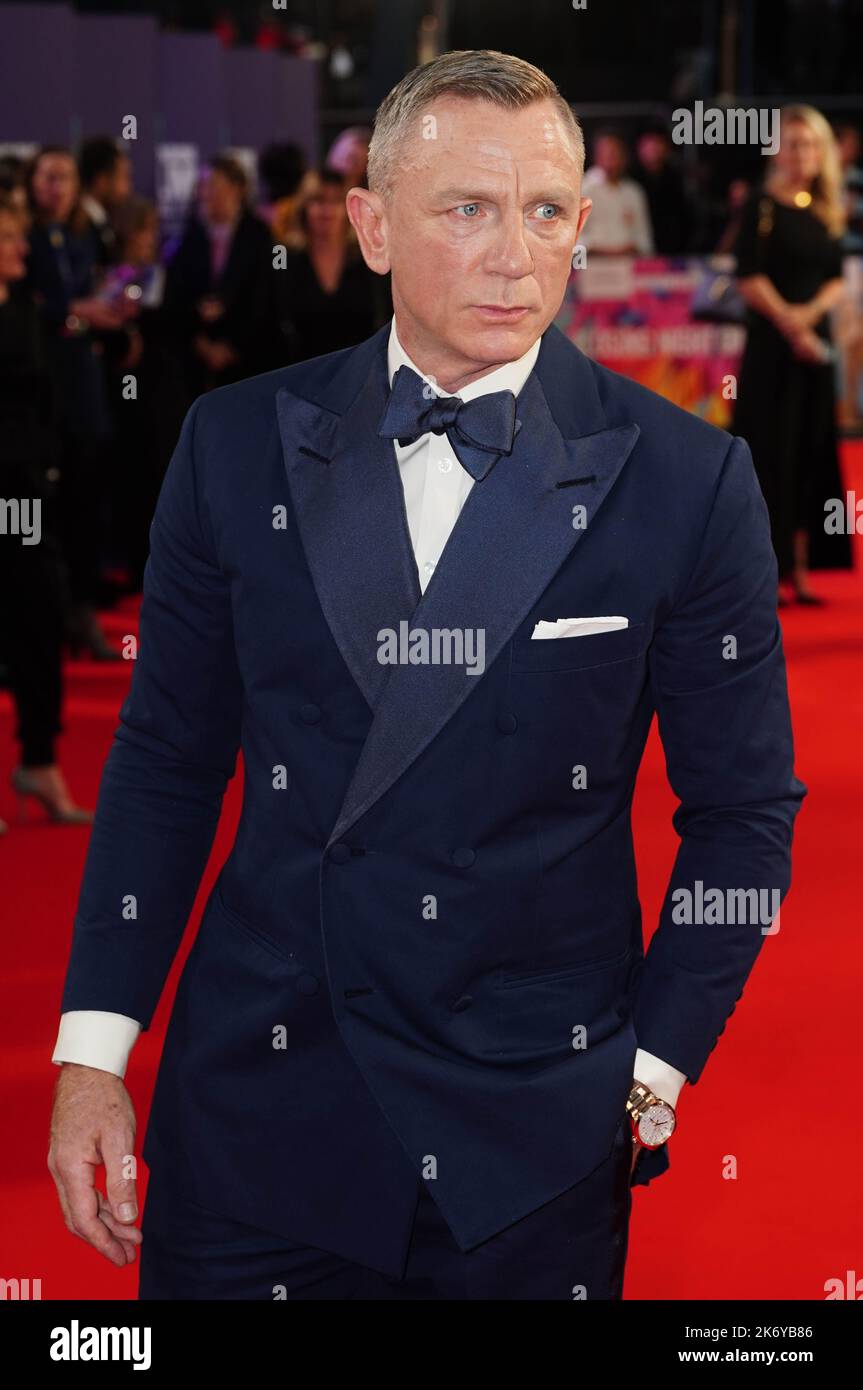 Daniel Craig attending the European premiere of Glass Onion: A Knives ...
