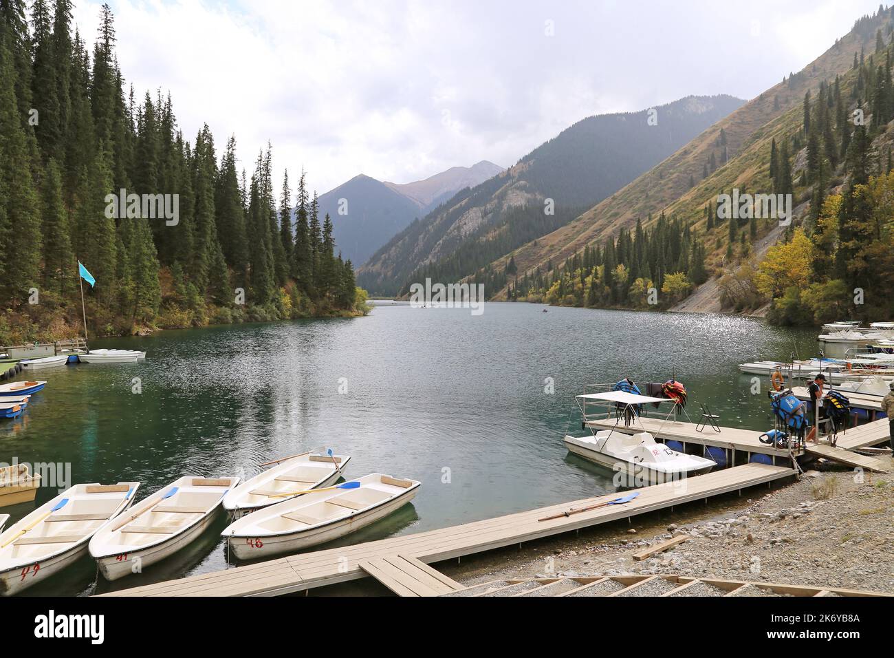 Lower Kolsay Lake, Kolsay Lakes National Park, Saty, Tien Shan ...