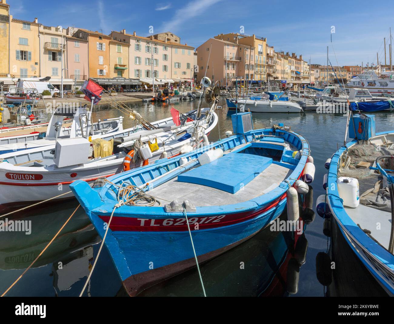 Saint-Tropez, Cote d'Azur, French Riviera, Provence, France. The old ...