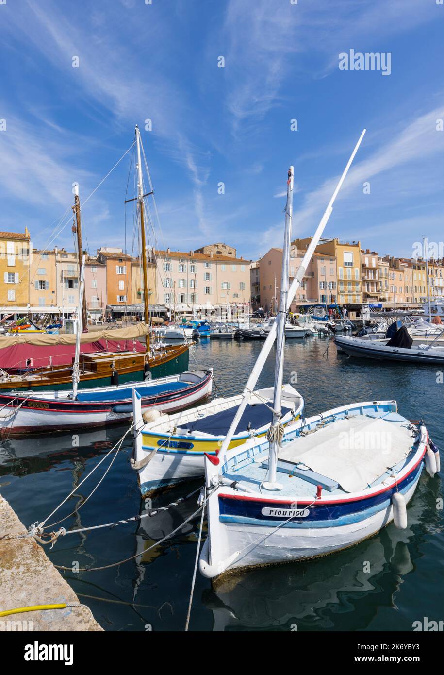 Saint-Tropez, Cote d'Azur, French Riviera, Provence, France. The old ...