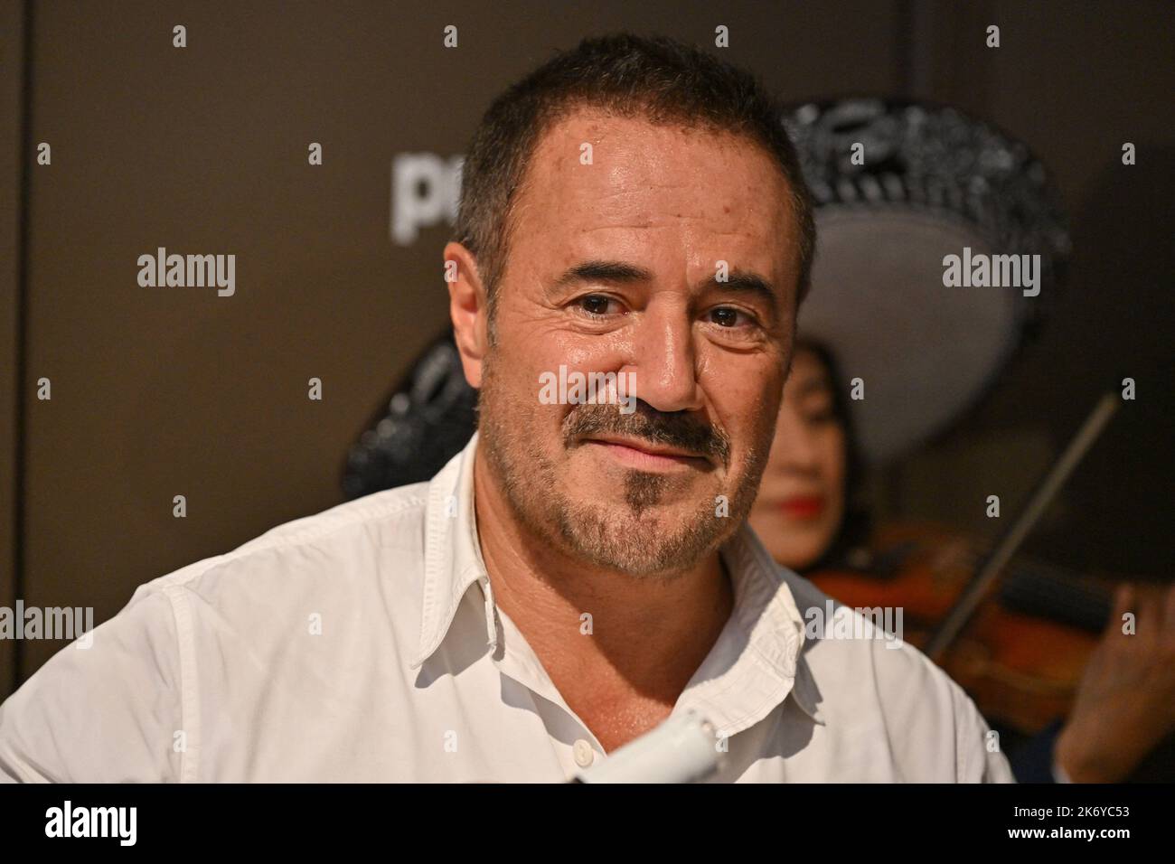 Jose Garcia promotes his wine Rose Garcia at the 14th Lumiere Film ...