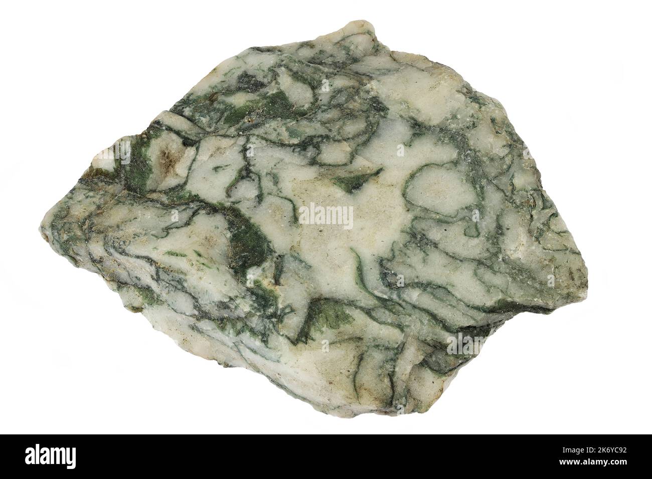 tree agate from Brazil isolated on white background Stock Photo - Alamy